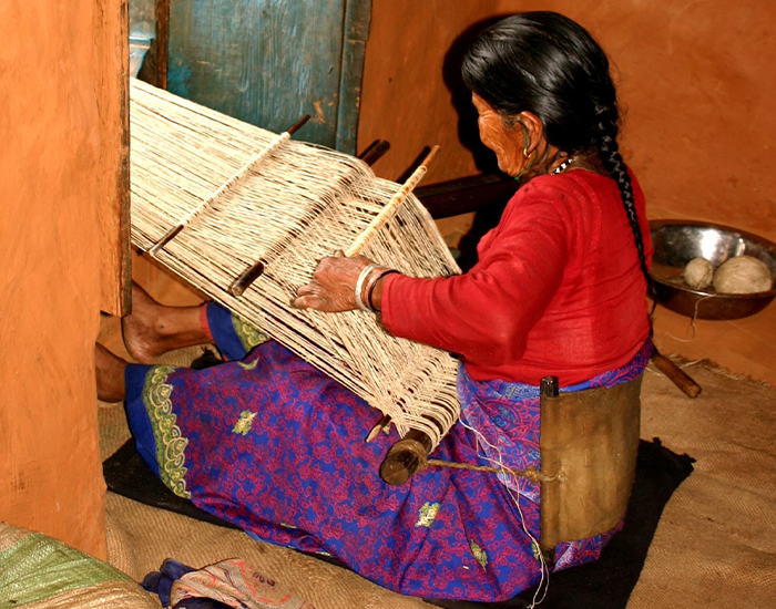 Bhotia Wool Weaving - MAP Academy